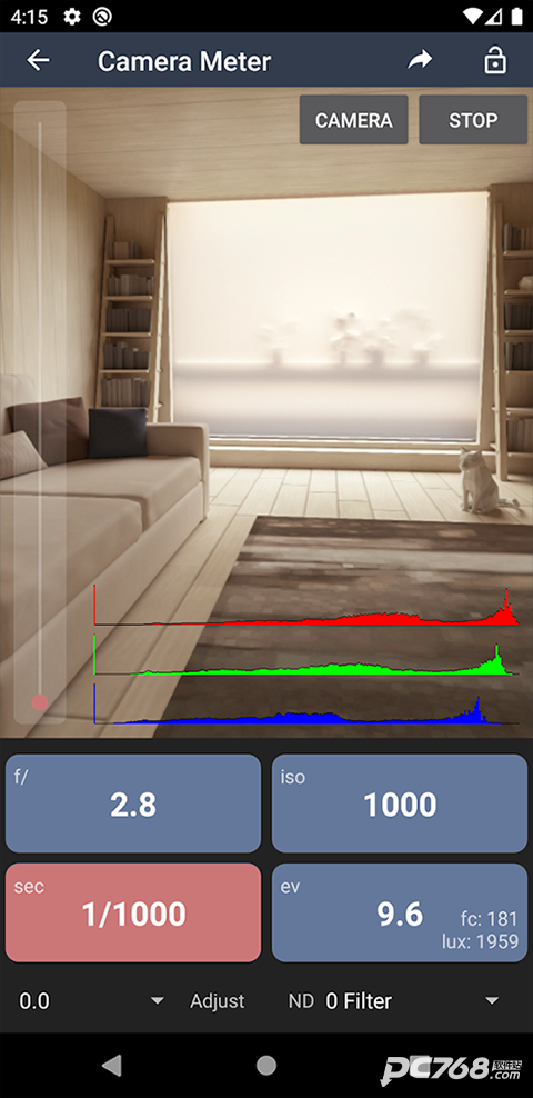 Light Meter安卓版官网下载-Light Meter测光表app最新下载v3.0 - pc768软件站