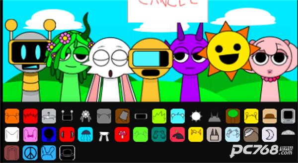 节奏盒子Sprunki2.0模组收集版官方下载-节奏盒子Sprunki2.0模组官方正版安装最新手游v1.0 - pc768软件站